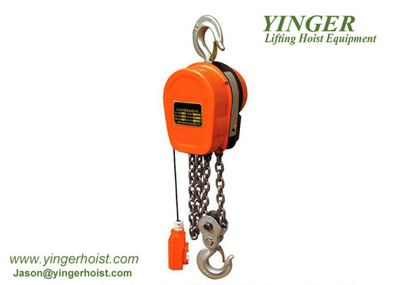 DHS Series 1 Ton Electric Chain Hoist 3 M/Min Lift Speed Energy Saving chain pulley hoist 1 ton electric chain hoist