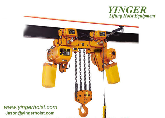 HHBB 7.5 Ton Professional Electric Lifting Hoist , Chain Block Hoist Waterproof Push Botton hoist lifting equipment